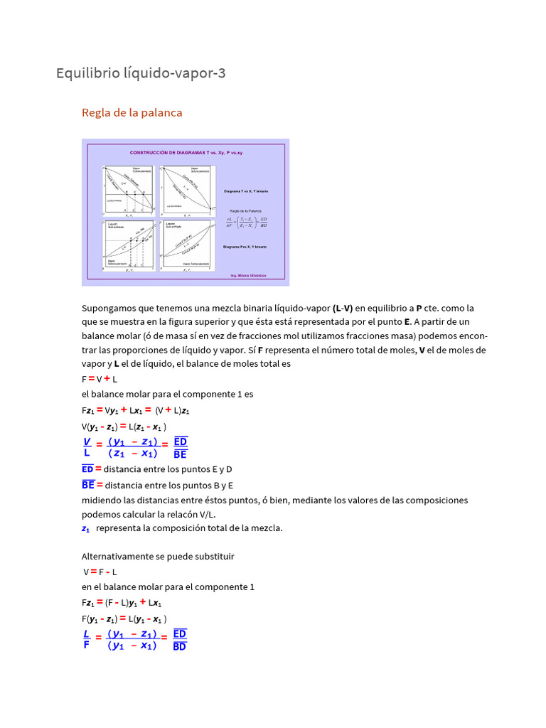 Equilibrio Líquido-Vapor-3 | PDF