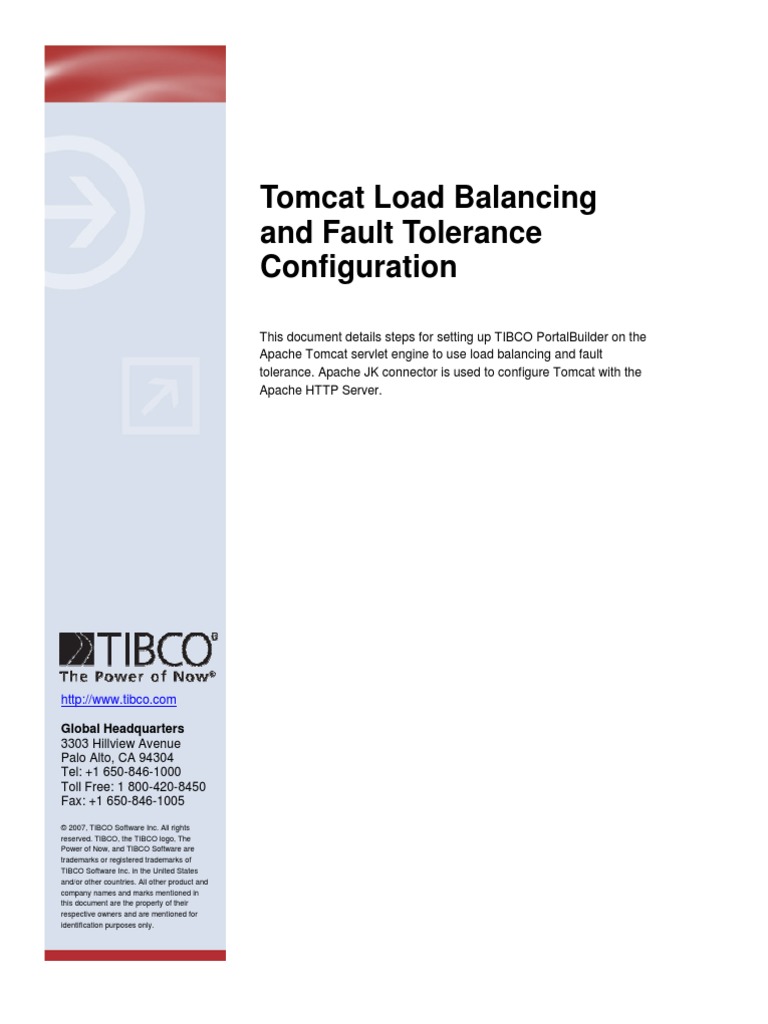 Tomcat Load Balance and Fault Tolerance Configuration With Apache Webserver | PDF | Java Server ...