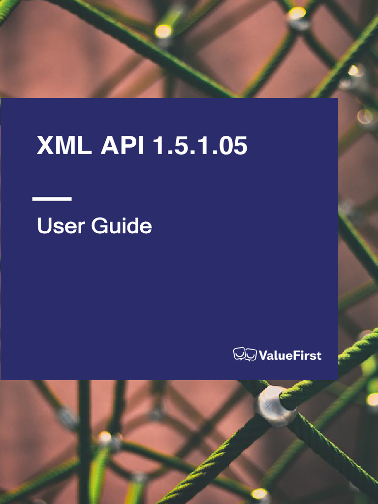 XML Api 1.5.1.05 | PDF | Xml | Html