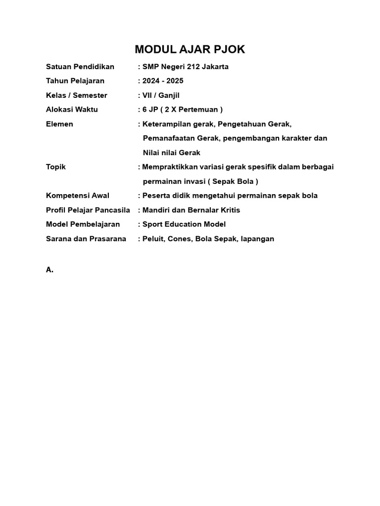 Rochman - PJBL Dan Kbs Siap Upload | PDF