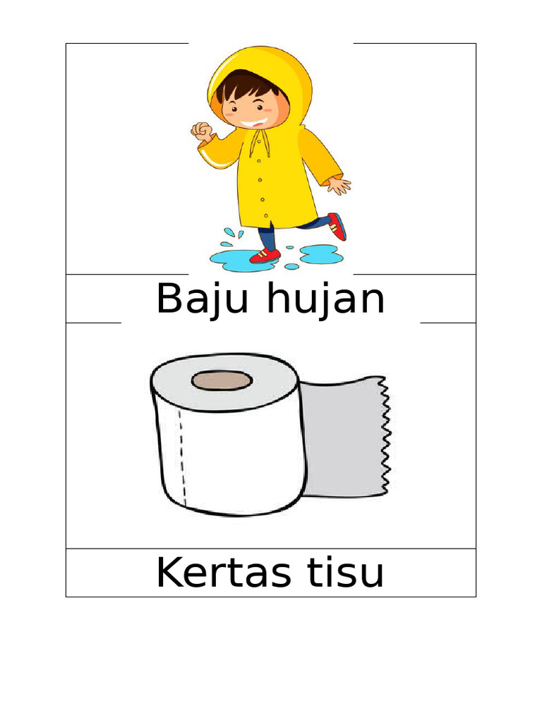 Flash Card Objek Menyerap Air | PDF