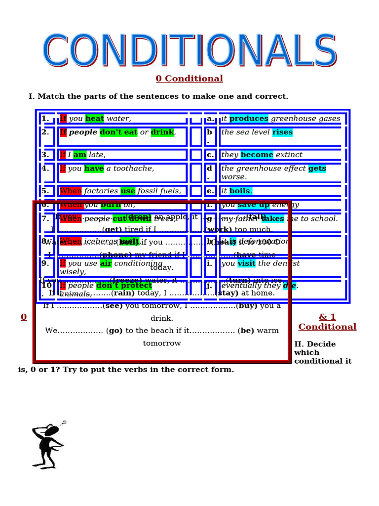 Conditionals 012 Fun Activities Games Grammar Drills - 3927 | PDF ...