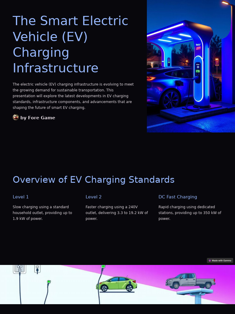 Smart EV Charging Infrastructure Guide | PDF | Electric Vehicle | Battery Charger
