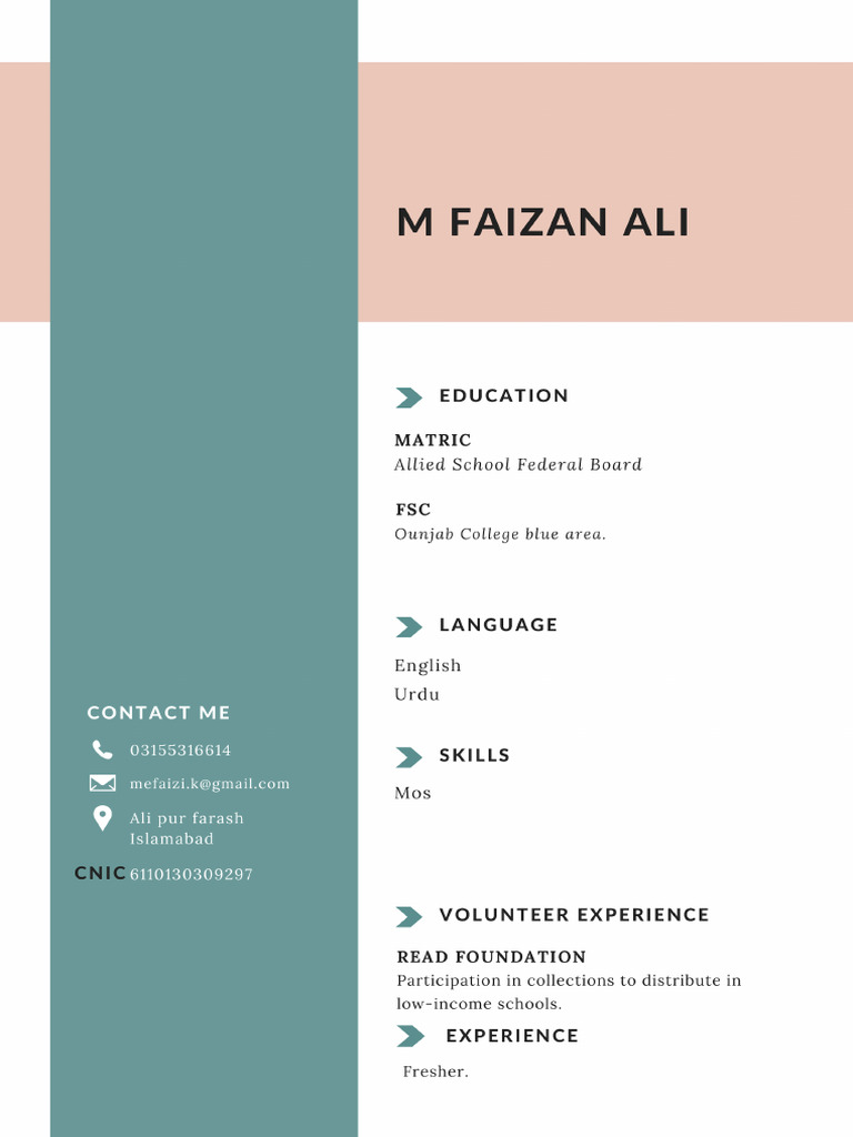 White Simple Student CV Resume - 2 | PDF