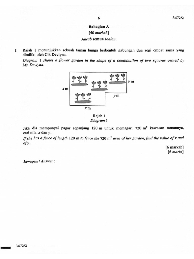 Alysa Trial Selangor Set 1 2024 K2 | PDF