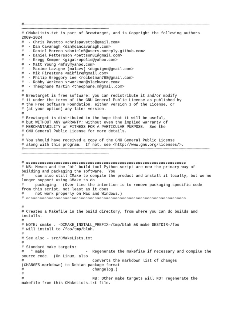 Cmake Lists Pdf Library Computing Software 