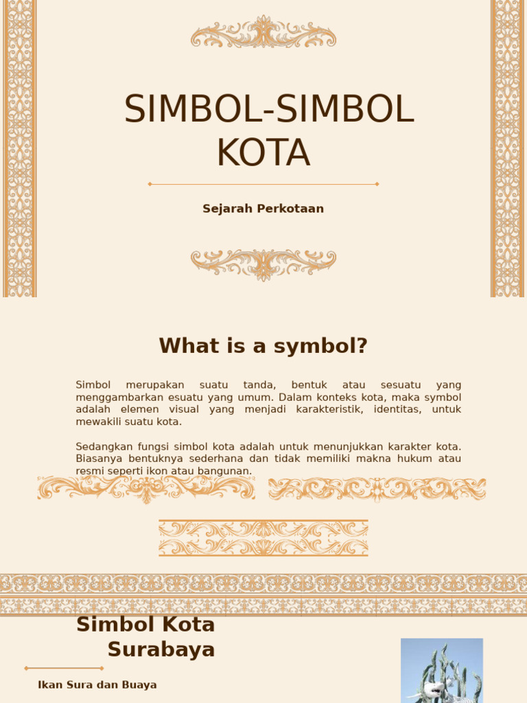 Simbol-Simbol Kota (Kel 9) | PDF