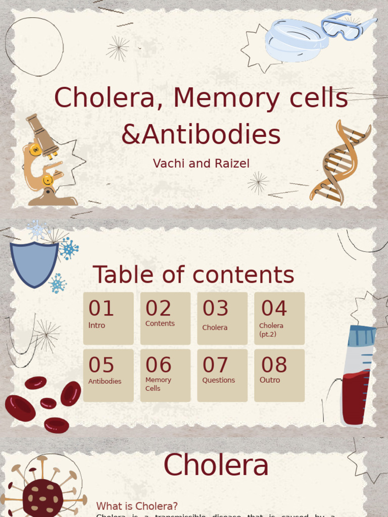 Biology Presentation | PDF | Cholera | Antibody