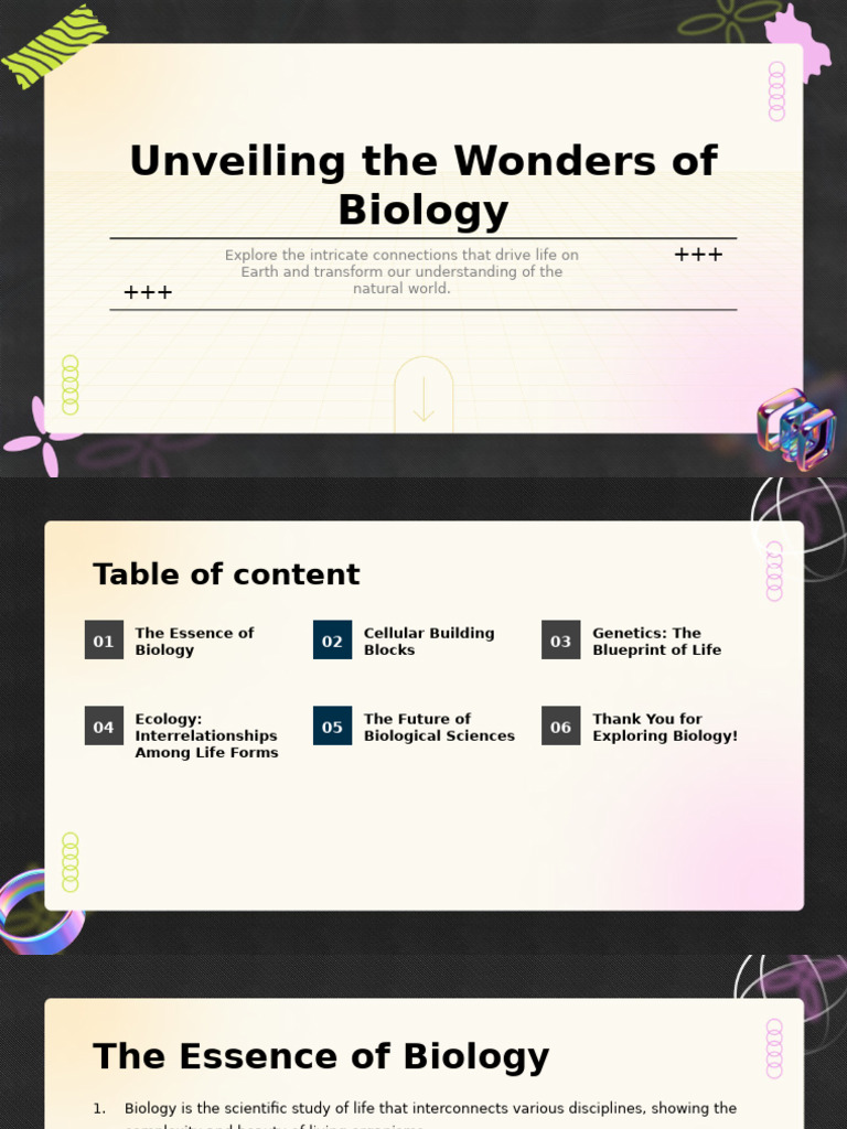 Discovering the Wonders of Biology | PDF | Life | Biology