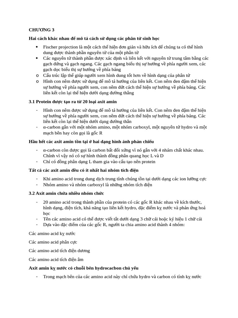 c3 Ôn Thi Hóa Sinh | PDF