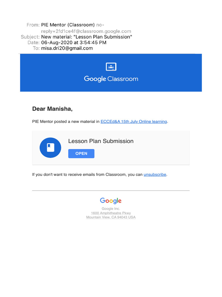New Material Lesson Plan Submission | PDF | Career & Growth