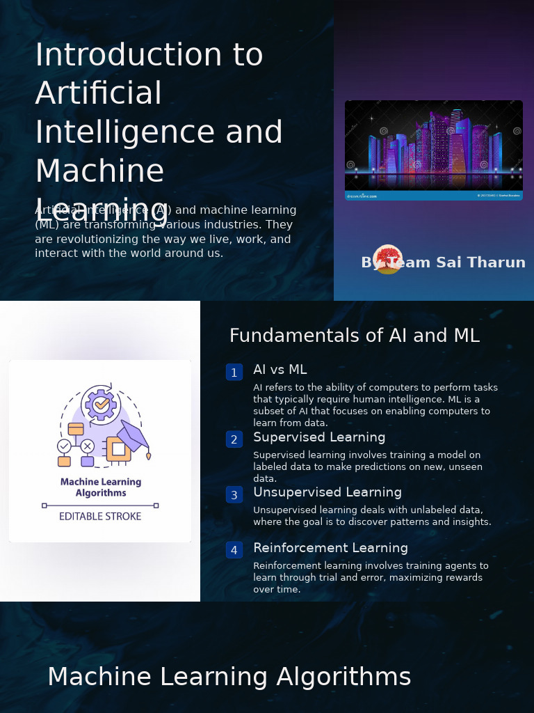 AI and Machine Learning Overview | PDF | Machine Learning | Artificial Neural Network