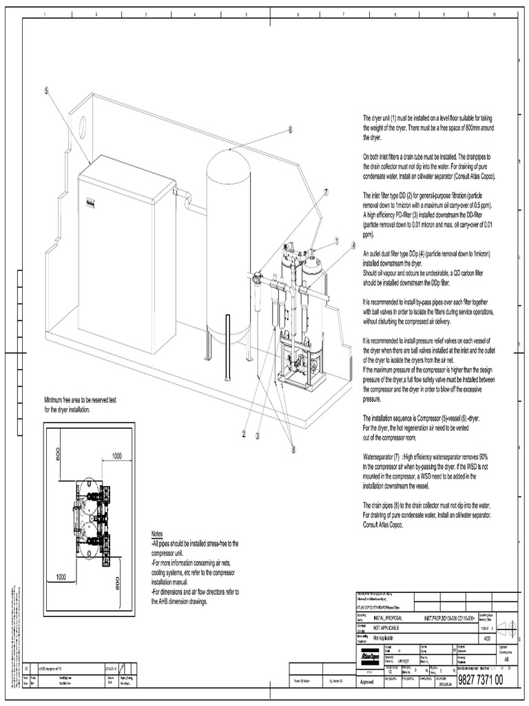 Installation Proposal CD110+ - 300+ and BD100+ - 300+ 9827737100-01 | PDF