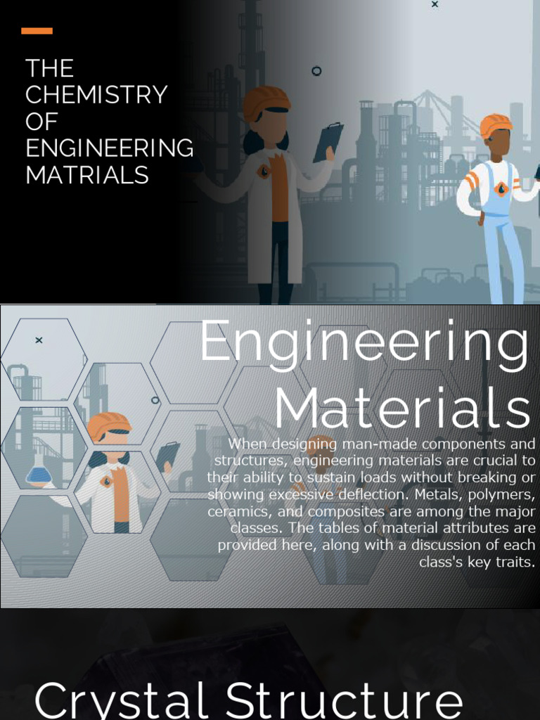 Chemistry of Engineering Materials | PDF | Crystal Structure | Crystal