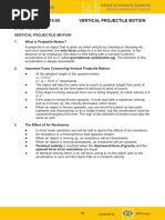 Grade 12 Vertical Projectile Motion Q&A | PDF