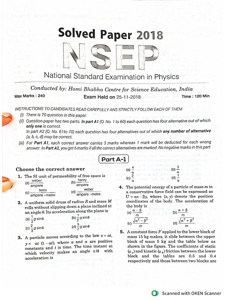 Nsep Physics 2018 | PDF