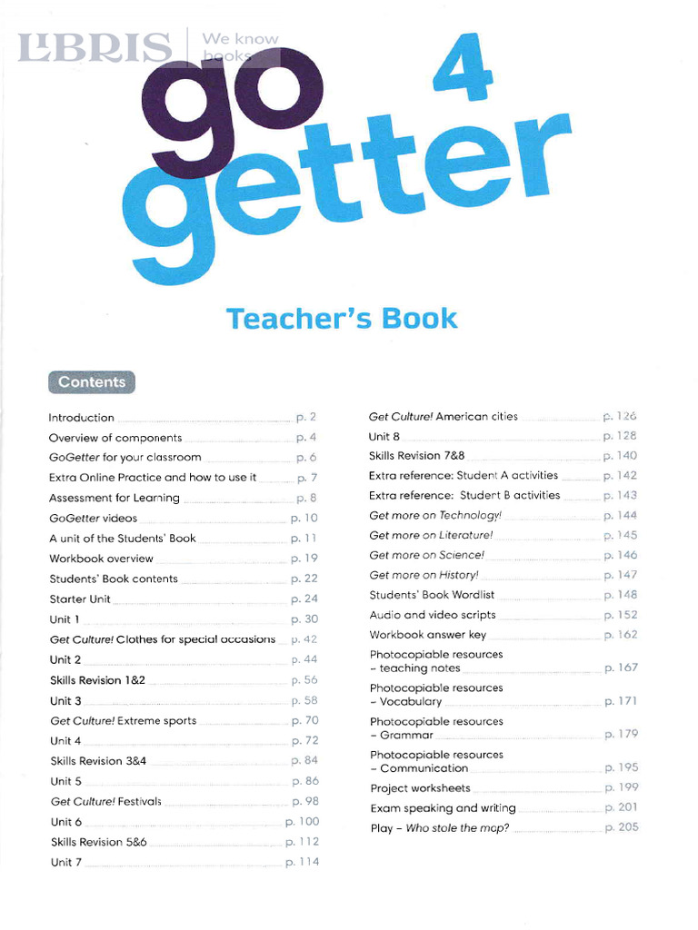 Go Getter 4 Teacher S Book - Catherine Bright | PDF