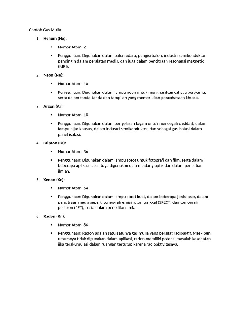 Contoh Gas Mulia | PDF
