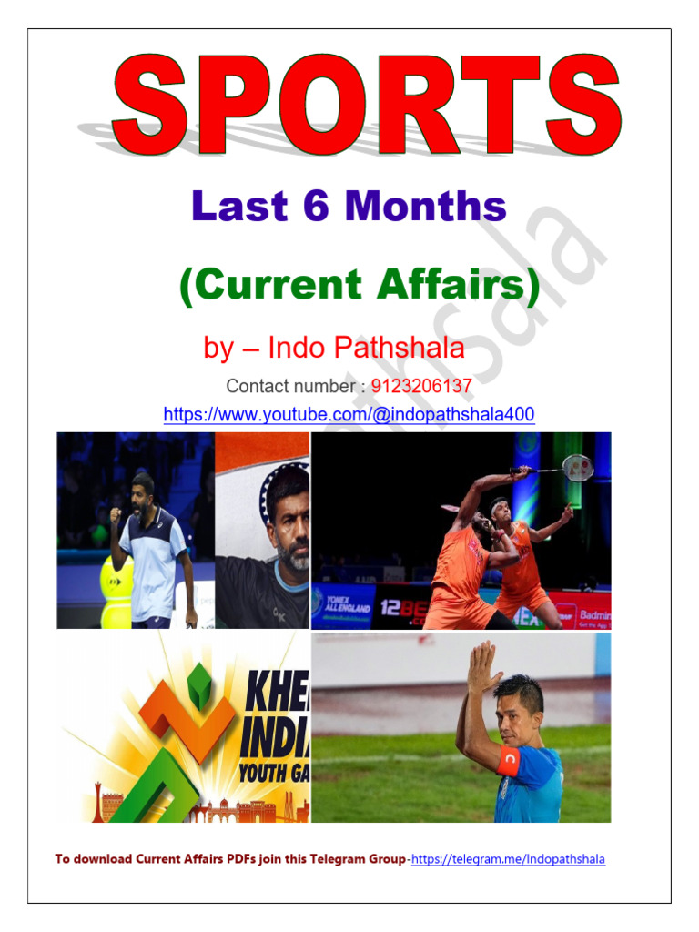 Sports Highlights: Last 6 Months | PDF | Sports