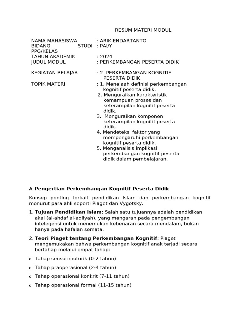 RESUM MATERI Modul 8 KB 2 | PDF