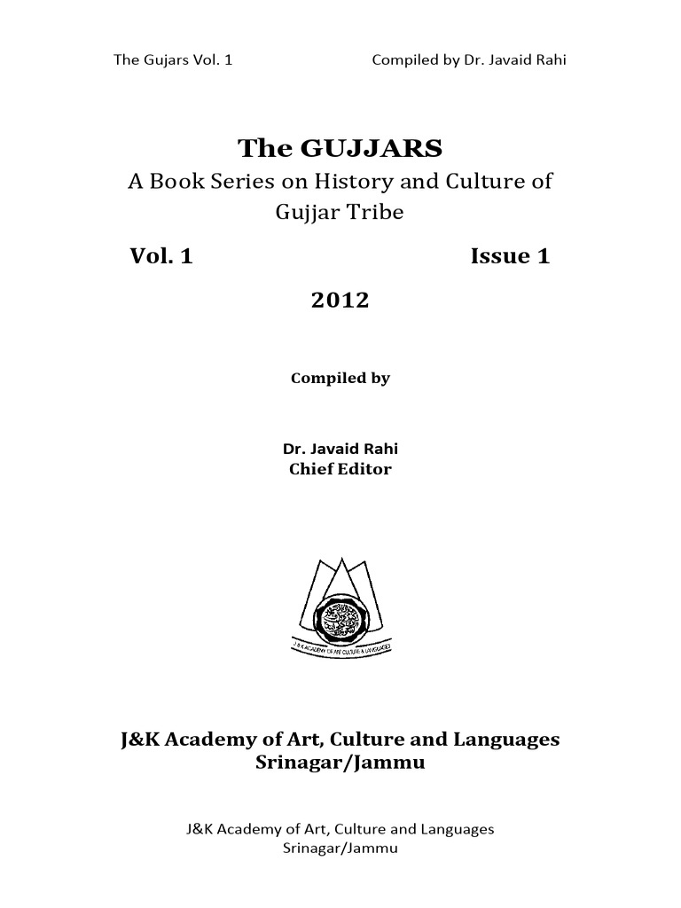 The Gujjars Vol 1 Ed DR Javaid Rahi | PDF
