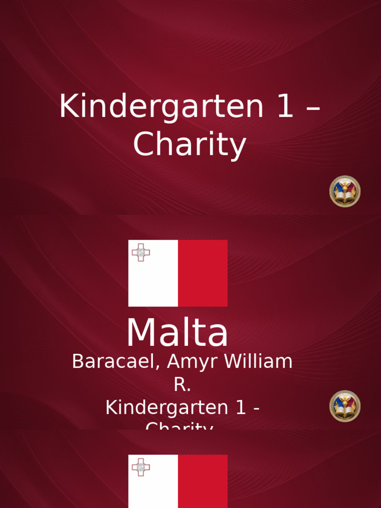 Kindergarten 1 - Charity | PDF