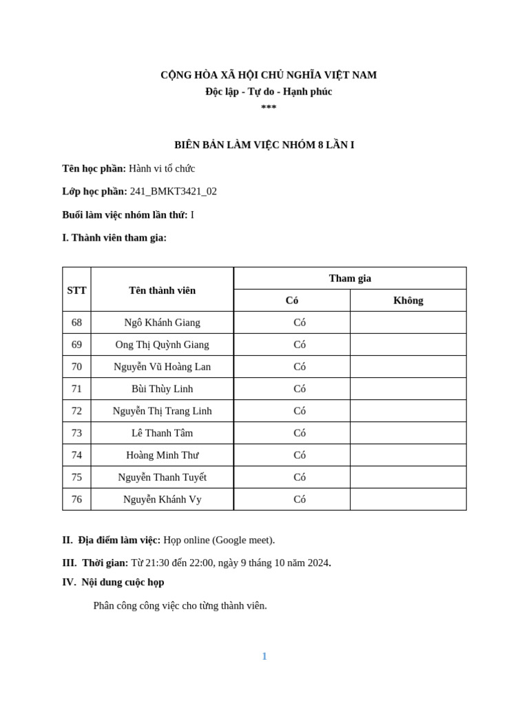 Hành VI T CH C | PDF