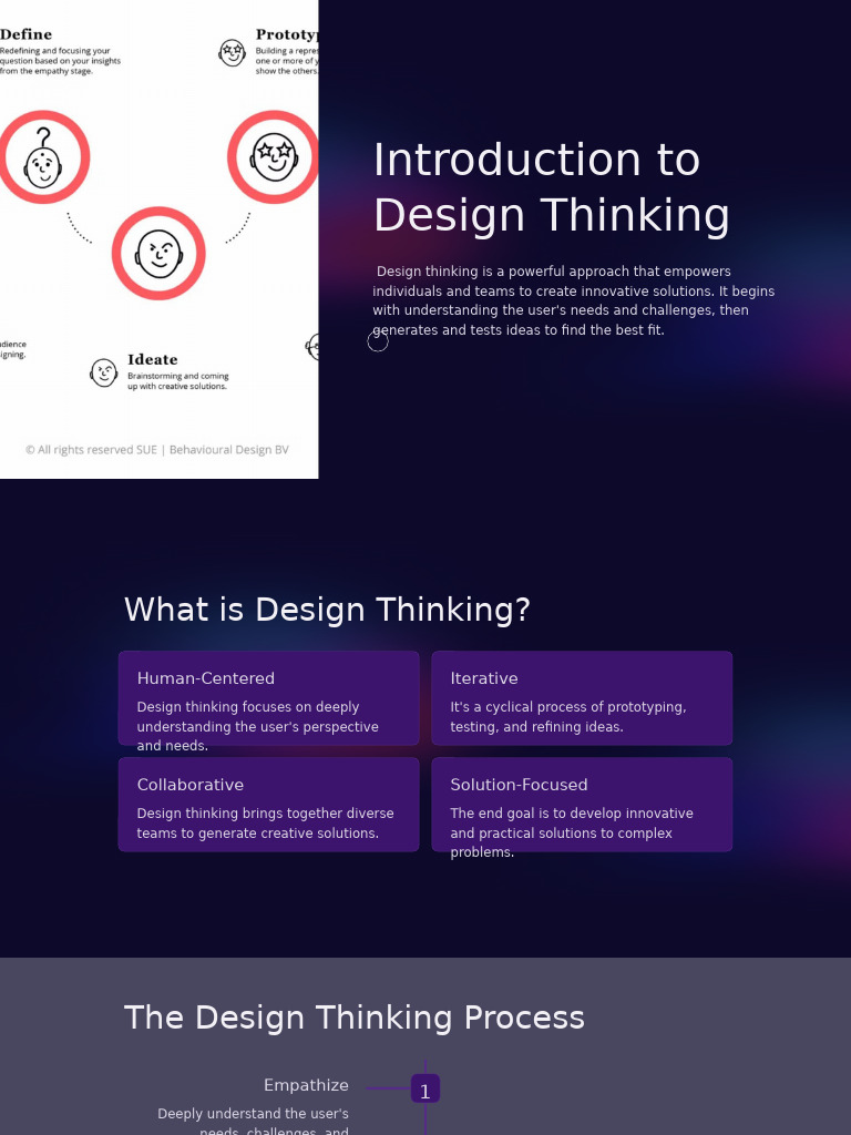 Introduction To Design Thinking | PDF | Design Thinking | Prototype