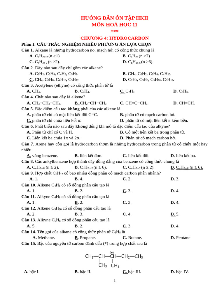 HD ôn tập 11CB-HKII-23-24 GV | PDF