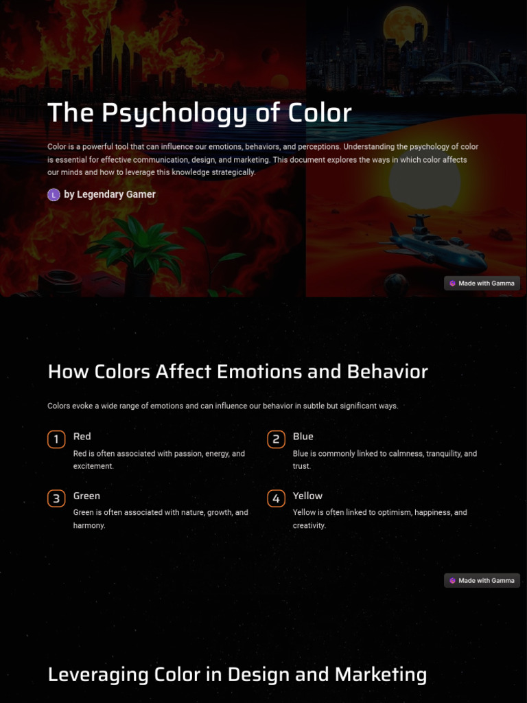 Color Psychology for Designers | PDF