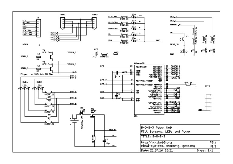 Bob3 Schematic v1 3 | PDF