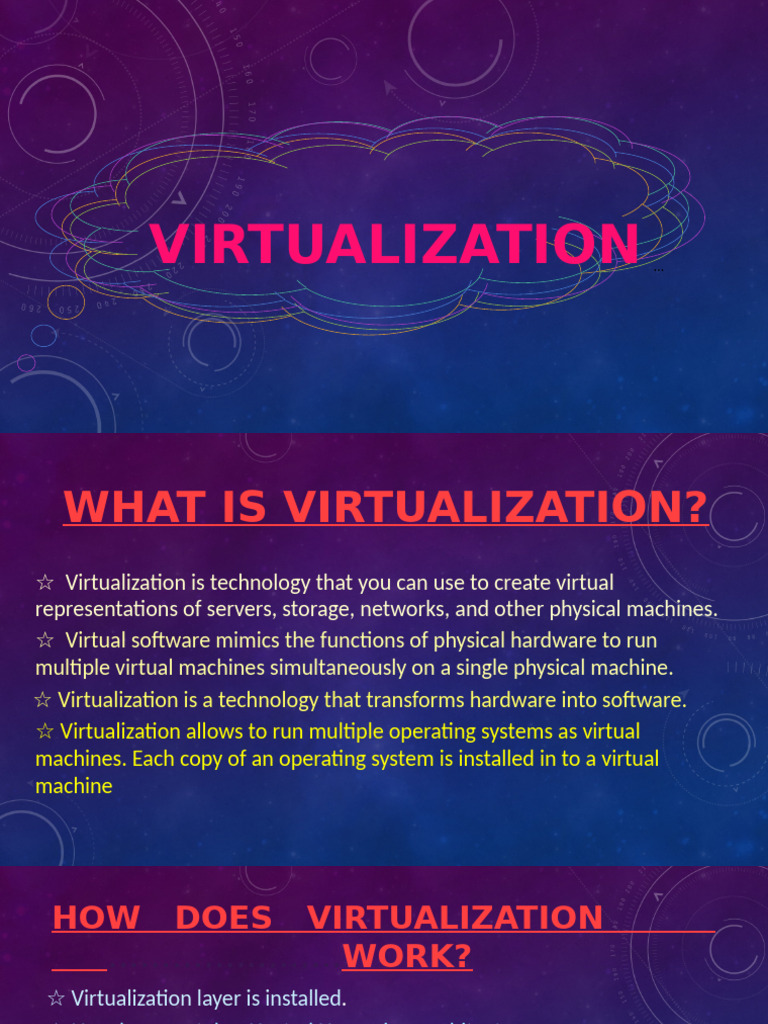 Virtualization Presentation | PDF | Business