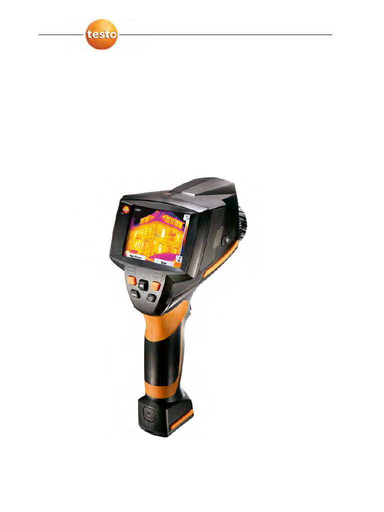 Testo 875 Thermal Imager Manual | PDF | Tripod (Photography) | Infrared