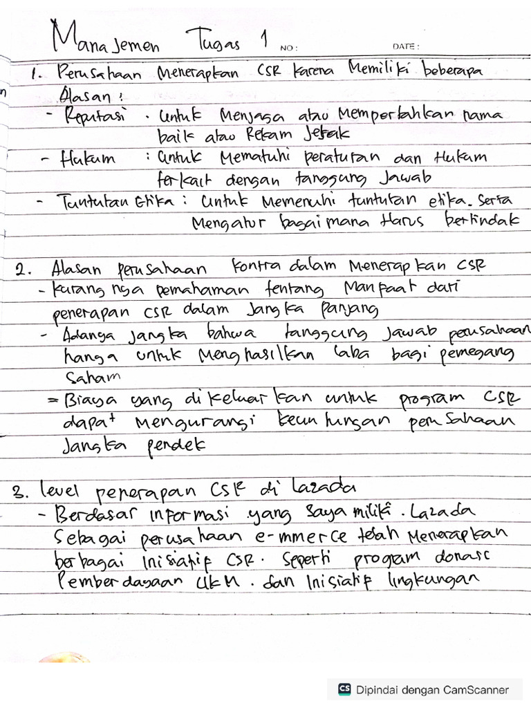 Management Tugas | PDF