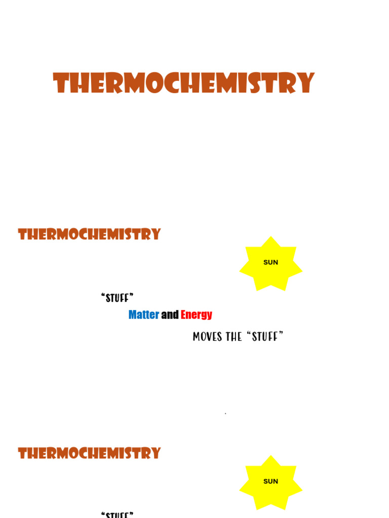 Thermochemistry | PDF | Heat | Chemistry