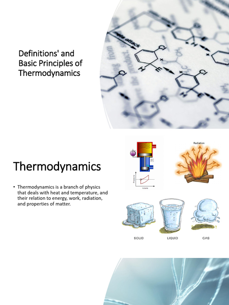 L1-Basic Principles, Concept, Definitions | PDF | Thermodynamics | Heat