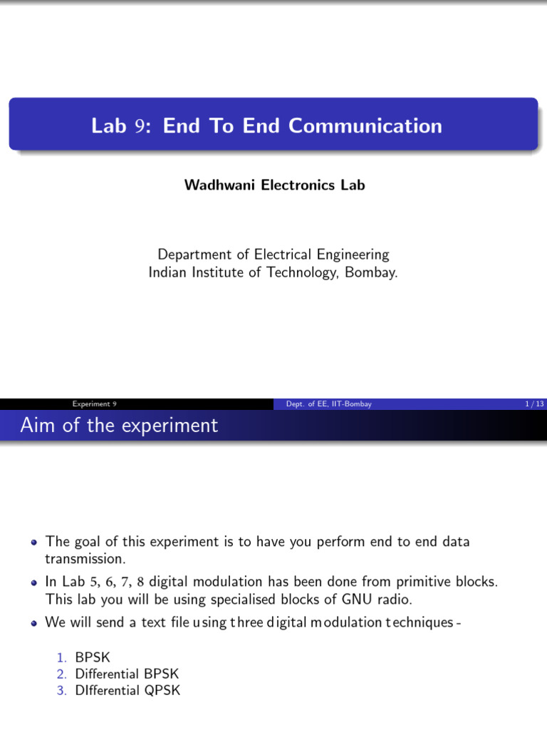 lab_9 | PDF | Radio | Signal Processing