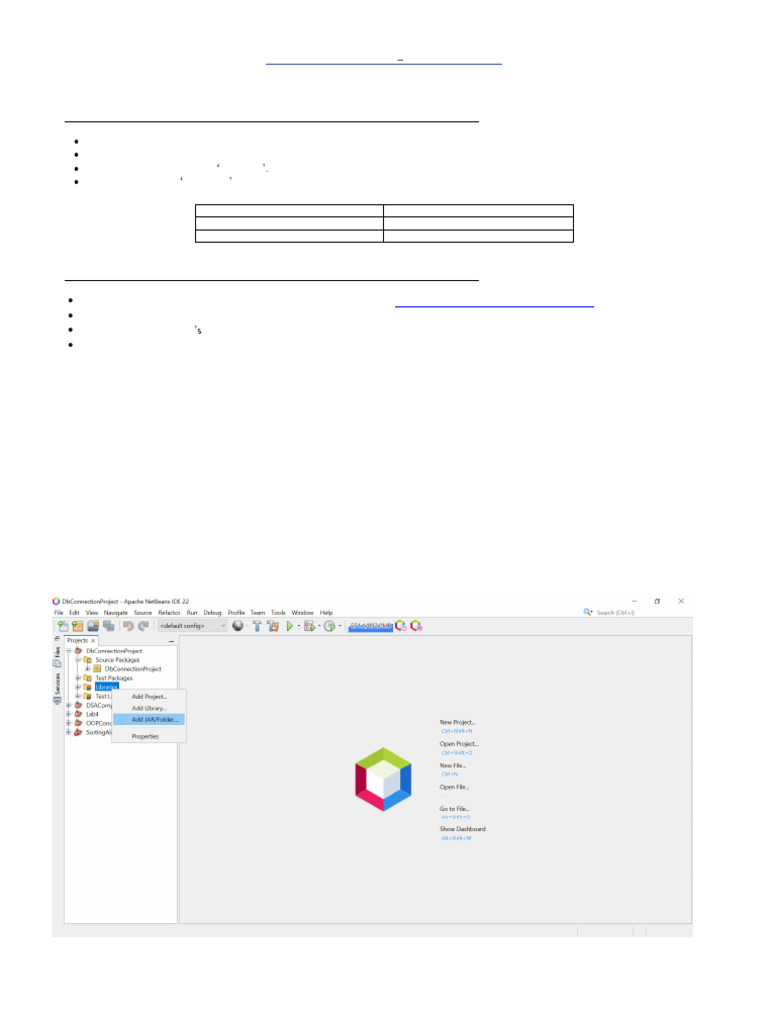 Database Connectivity - Netbeans | PDF | My Sql | Databases Database Connectivity - Netbeans | PDF | My Sql | Databases