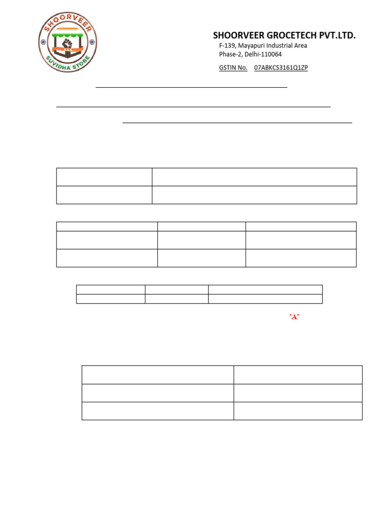 Vendor Registration Application Form | PDF | Signature