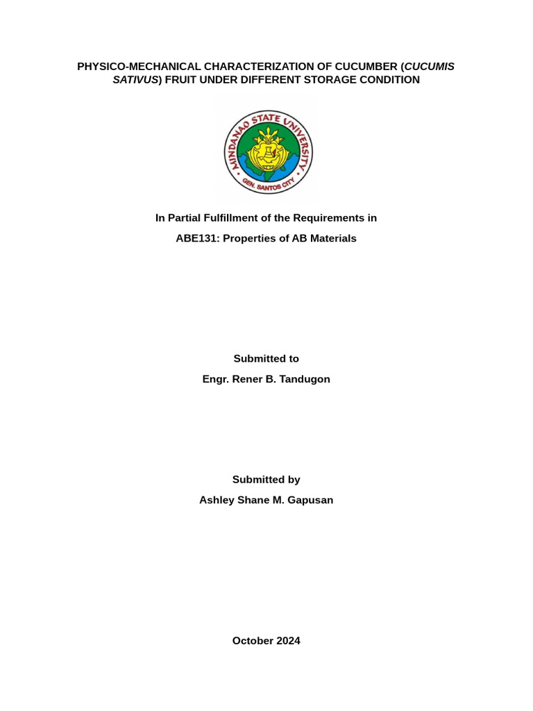 AB Materials - Physical Property (Gapusan, Ashley) | PDF | Volume | Area