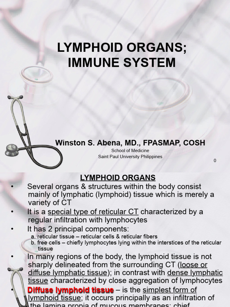 Lymphoid Organs | PDF | Lymph Node | Lymphatic System