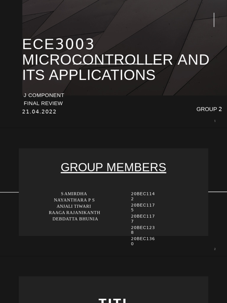 Ece3003 Group 2 Final Review | PDF | Manufactured Goods | Electrical ...