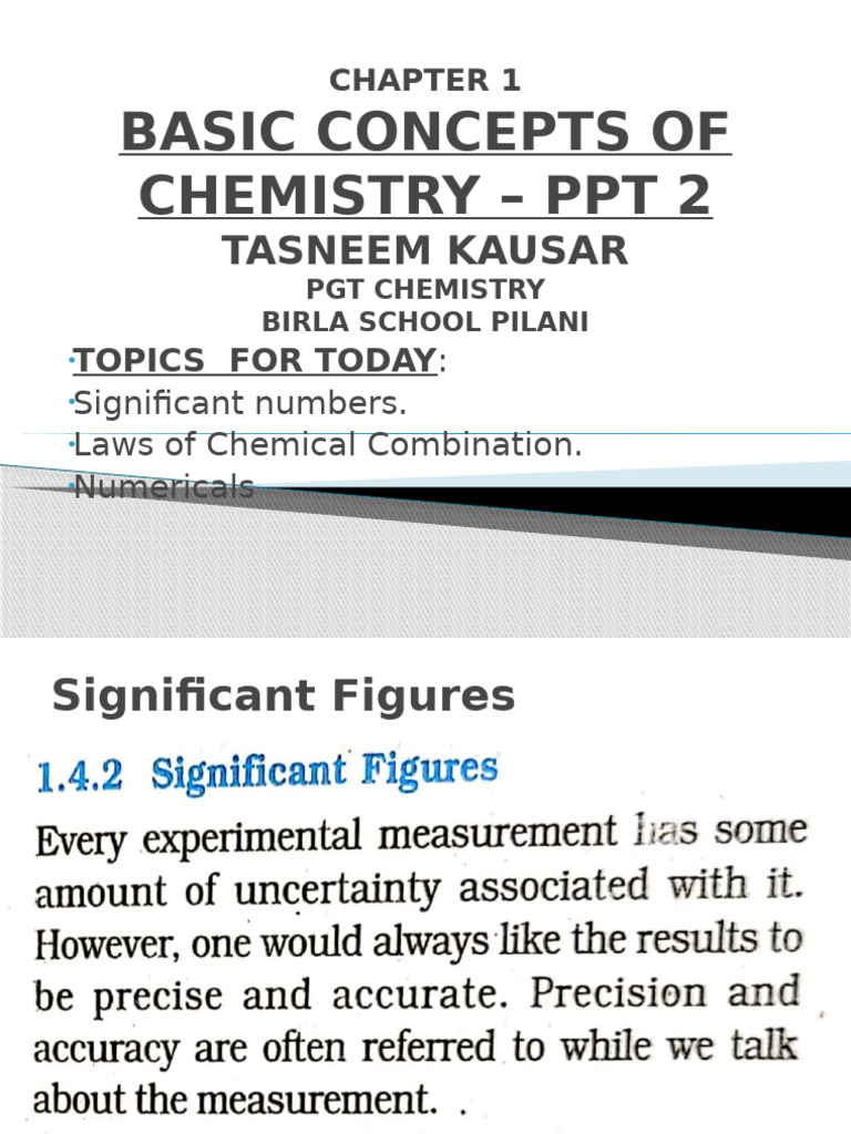 Class 11 Basic Concepts PPT 2 | PDF | Self-Improvement | Science ...