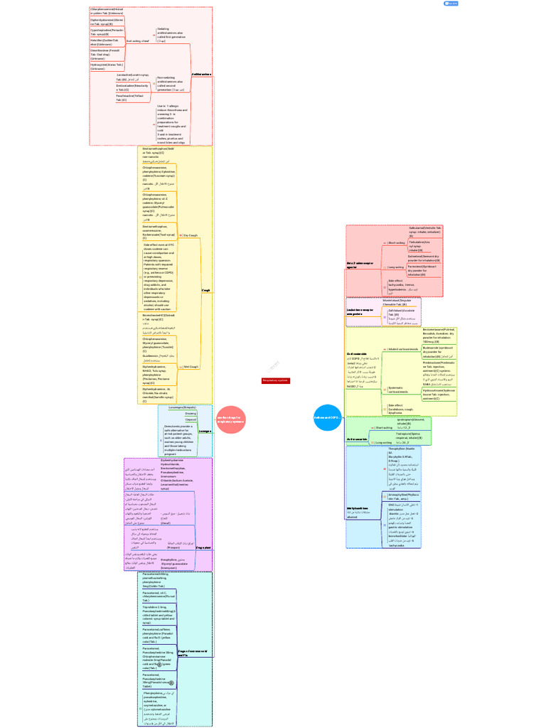 Bronquium Syrup and Respiratory Drugs | PDF | Drugs | Pharmacology