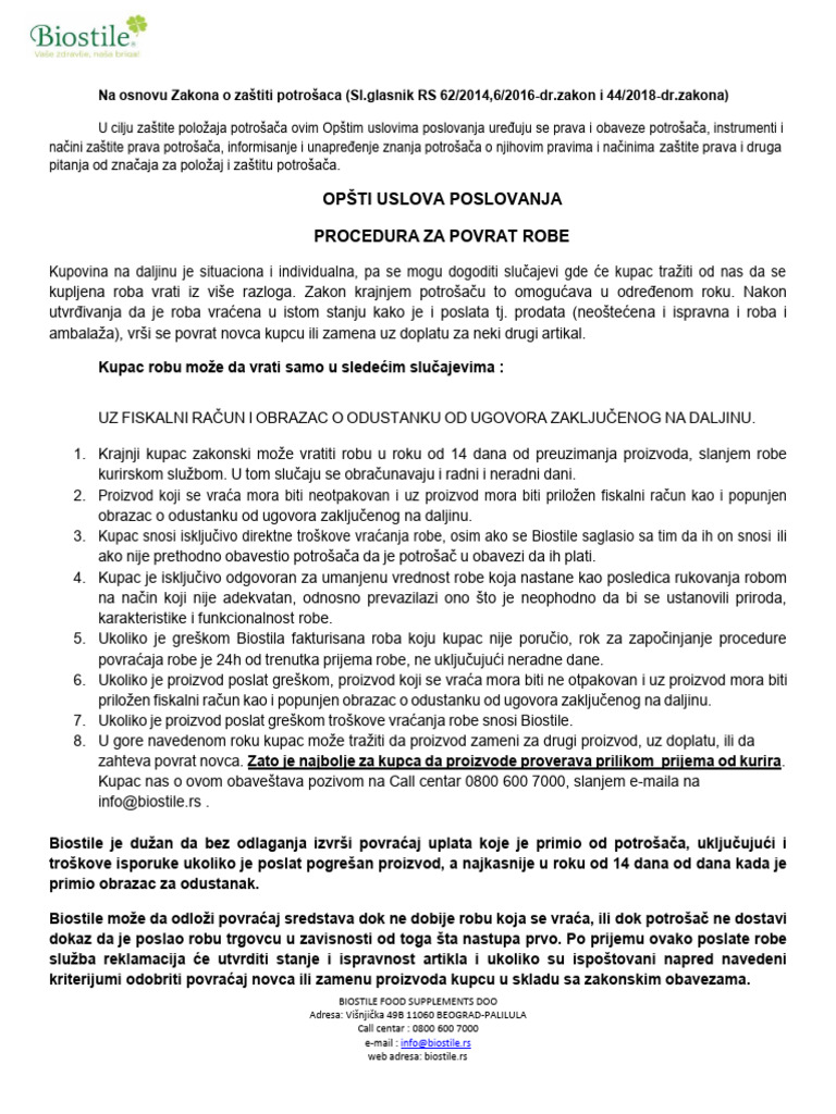 Povracaj - Robe 3 1 | PDF