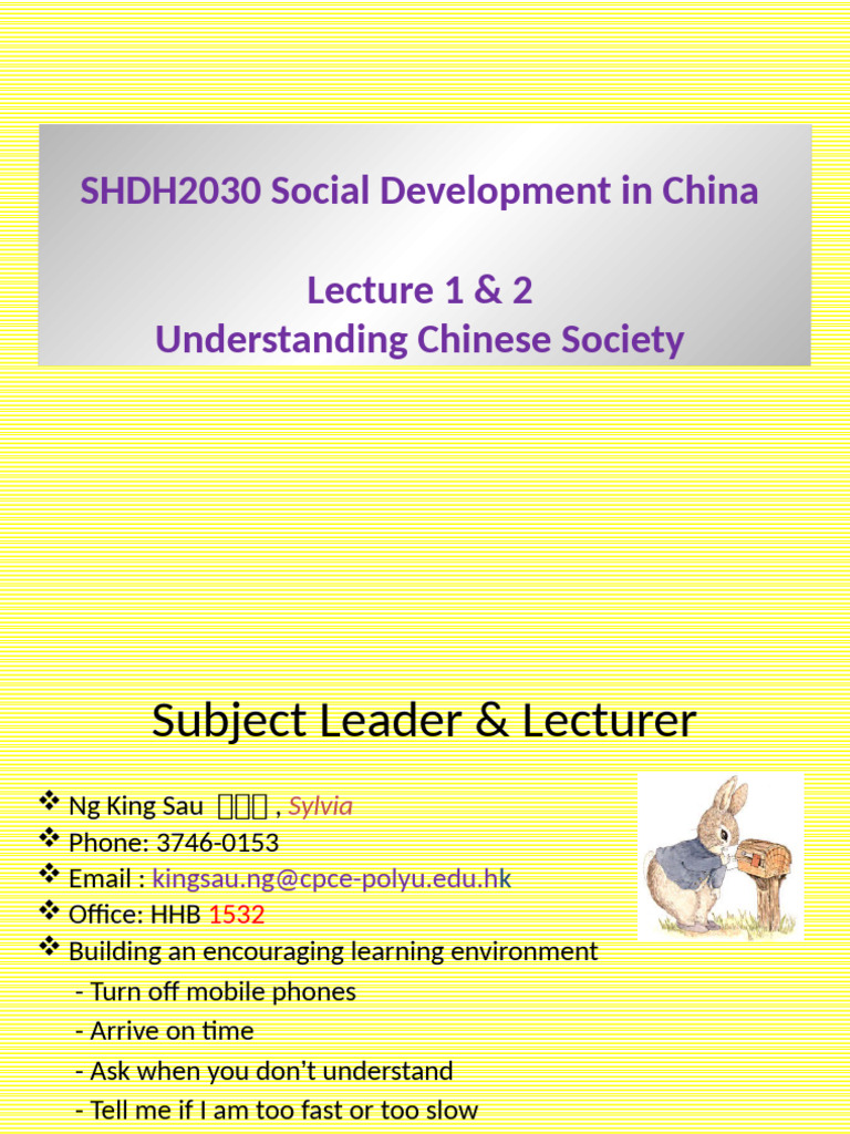 2025 - China - Lecture 1 - Student - 2 | PDF