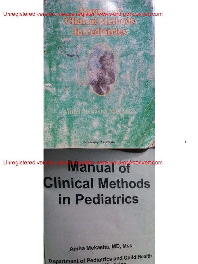 Pediatric Green Book | PDF