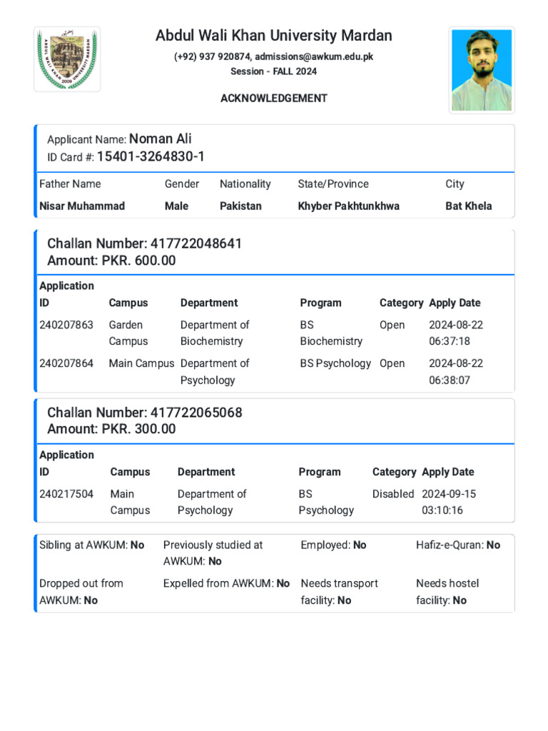 Print Form - Acknowledgment | PDF | Government And Personhood
