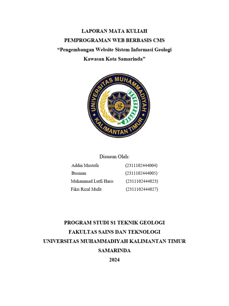 Laporan Web Kel 5 Pdf