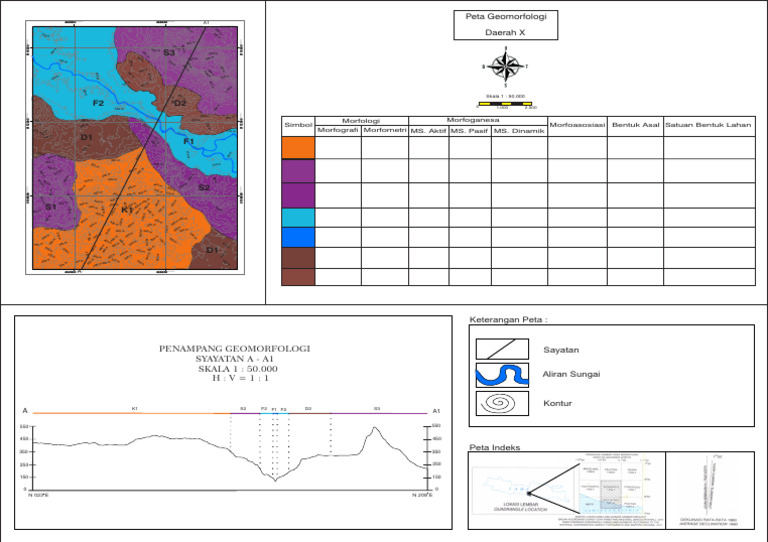 Peta Geomorfologi | PDF